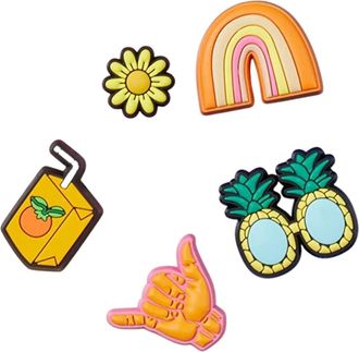 Crocs Femme, Accessoires, Multicolore, Taille: ONE Size Sunshine Is Fine 5-Pack Jibbitz