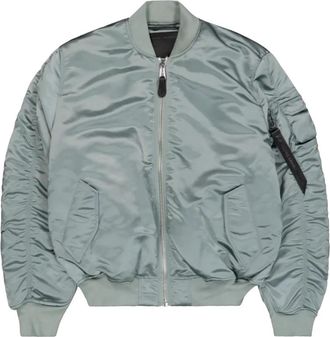 Alpha Industries Veste Bomber Ma-1 UV - Homme - Vestes - Bleu - Taille: M
