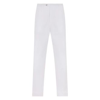 Fedeli Lange Leinenhosen - - Trousers - Herren - Wei&szlig; - 3XL