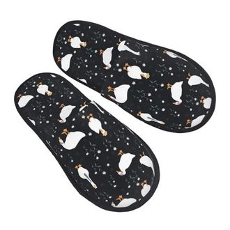 Generic Peluche Pantoufles Imprim&eacute; doie Classiques Chaussons Femme Unisex L&eacute;g&egrave;re Chaussures de Maison Adulte Femme L