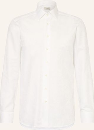 Etro Etro Jacquard-Hemd Slim Fit weiss
