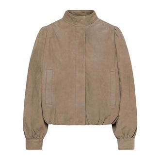 Soaked In Luxury Havena Jacke - - Jackets - Damen - Beige - XL