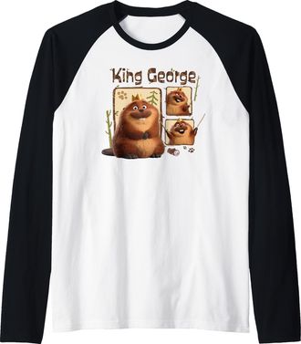 Pixar Disney and Pixars Hoppers King George King of The Beavers Raglan