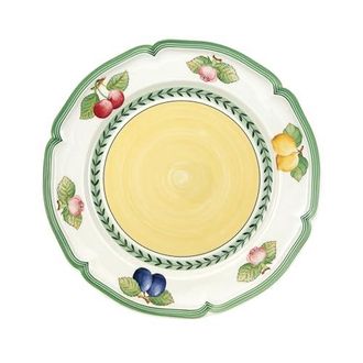 Villeroy & Boch French Garden, Assiette &agrave; d&icirc;ner Fleurence, 26 cm, Premium Bone Porcelain, blanc/color&eacute;