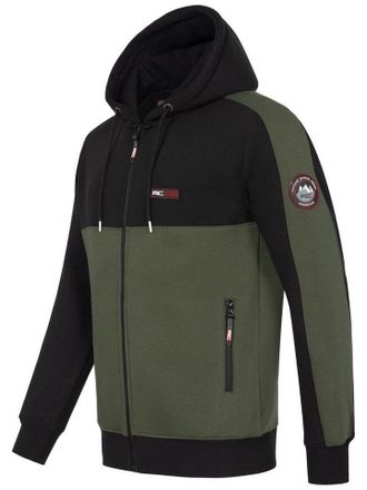 Rock Creek Kapuzenpullover Sweatjacke Herren Hoodie Rei&szlig;verschluss H-410 mit Stehkragen