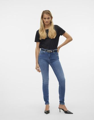Vero Moda Jean slim - Bleu moyen