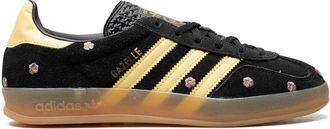 adidas Gazelle Indoor Core Black/Almost Yellow/Floral Sneakers - Schwarz