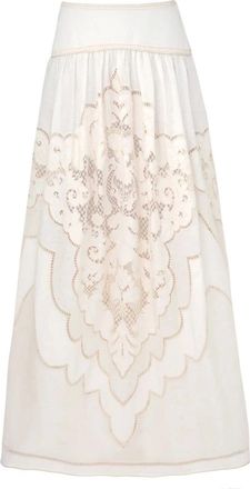 Zimmermann Femme, Jupes, Beige, Taille: 38 FR Daylight Maxi Skirt