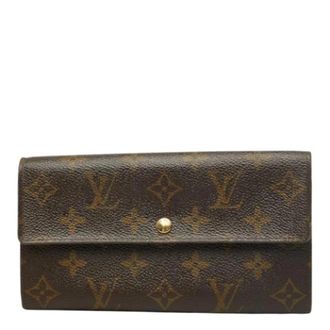 Louis Vuitton Pre-owned Vintage Long Wallet (bi-fold) - - Pre-owned - Damen - Braun - ONE SIZE