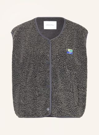American Vintage American Vintage Teddyfell-Weste grau