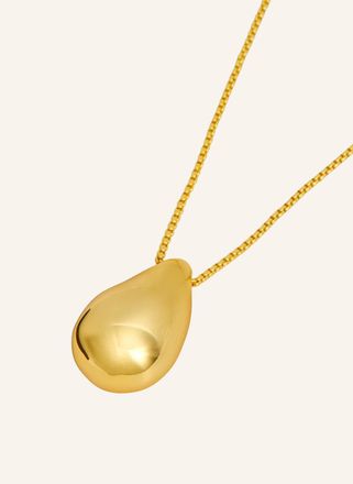 Pompidou Halskette Adjustable Chubby Necklace By Glambou gold