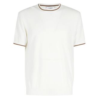 Paolo Pecora Homme, Pulls, Blanc, Taille: 2XL Maglia Girocollo