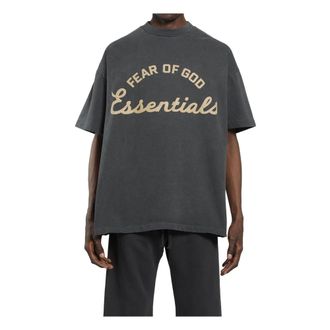 Fear of God Training 90s Short Sleeve Tee - Homme - Tops - Gris - Taille: M