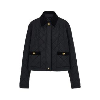 Ferragamo Gesteppte Blousonjacke - - Jackets - Damen - Schwarzk - XS