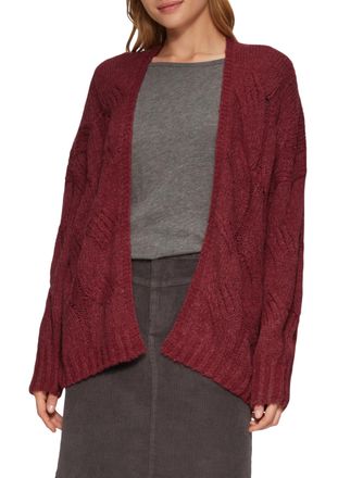 s.Oliver Strickjacke mit Zopfmuster im Relaxed Fit