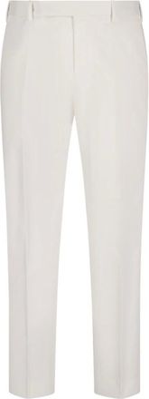Pantaloni Torino Homme, Pantalons, Blanc, Taille: S Pantalon en Satin de Coton
