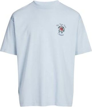 Dr&ocirc;le de Monsieur T-shirts&eacute;rigraphi&eacute; &agrave; col rond en coton