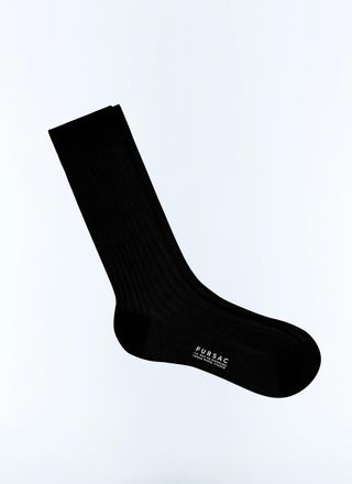 Fursac Chaussettes en coton fil d&eacute;cosse - Taille L - Homme