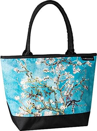 Von Lilienfeld Cabas Vincent van Gogh Branche DAmandier en Fleurs Femme Besace Sac Bandoulière Spacieux Arte