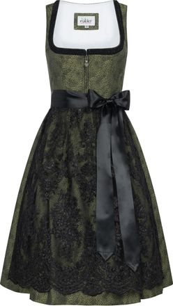 N&uuml;bler Dirndl N&Uuml;BLER Midi Dirndl Leo, Damen, Gr. 34, EURO, gr&uuml;n, Obermaterial: 100% Viskose CV., Kleider, Topseller