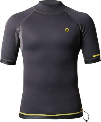 Nookie 1mm Kurzarm TI Neopren Neoprenanzug Weste Top - Grau Gelb