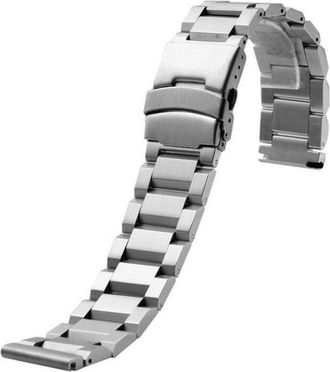 Generic Uhrenarmband 18mm 22mm 24mm Edelstahl Uhrenarmband Armband Armband Faltschlie&szlig;e mit Sicherheit Schwarz Silber Gold