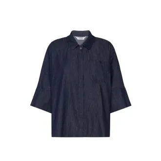 Max Mara Damen, Blusen & Hemden, Blau, XSGr&ouml;&szlig;e
