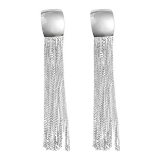 Federica Tosi Earring Julie Long - - Accessories - Damen - Grau - ONE SIZE