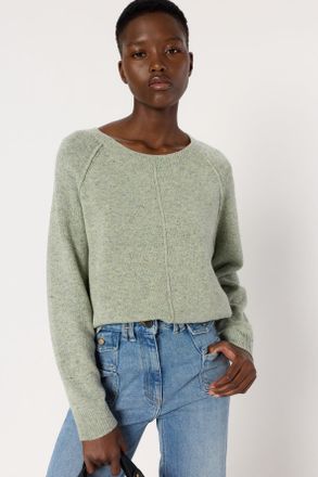 Gerard Darel Pull droit en laine chin&eacute;e - ELISA - Vert deau