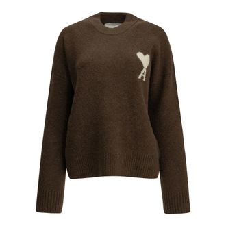 Ami De Coeur Pullover - - Knitwear - Damen - Braun - S
