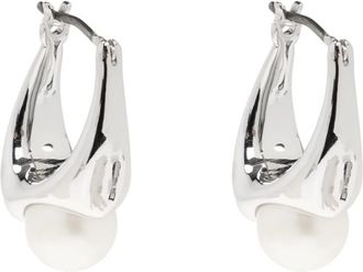 Kate Spade New York Femme, Accessoires, Gris, Taille: ONE Size Glass Pearl Earrings