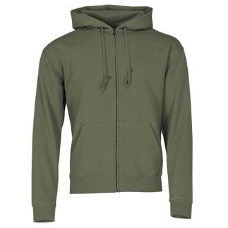 Fruit Of The Loom Premium Hooded Sweat Jacket Herren Kapuzen Sweatjacke NEU, Farbe:Oliv, Gr&ouml;&szlig;e:L