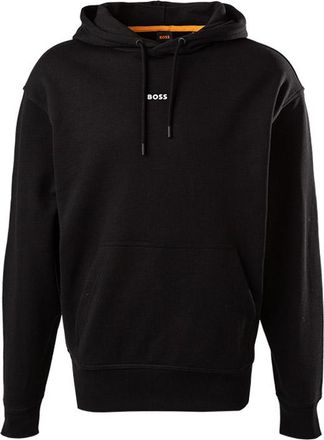 Boss Orange by Hugo Boss BOSS Orange Herren Hoodie schwarz unifarben