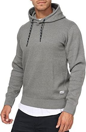 Indicode Hommes Longview Hoodie | Sweat &agrave; Capuche Grey Mix M