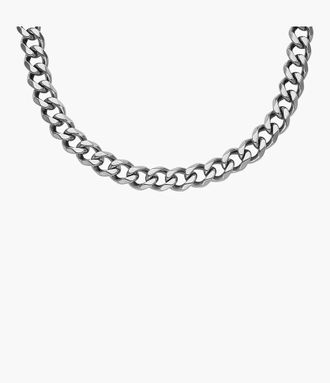 Fossil Kette Ellis Core Chains Edelstahl - Silberfarben