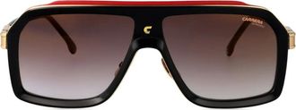 Carrera CA 1053/S/TI Sonnenbrille mit eckigem Gestell - Schwarz