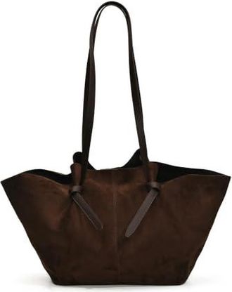 Generic NYSBH Sac &agrave; bandouli&egrave;re pour femme Grande capacit&eacute; Solide Style Angleterre Vintage Sacs &agrave; main en paquets f&eacute;minins, caf&eacute;