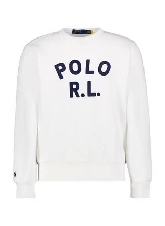 Polo Ralph Lauren Herren Pullover wei&szlig; unifarben