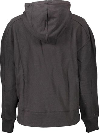 Calvin Klein Organic Cotton Logo Hoodie - Black