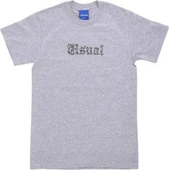 Usual Barrio Tee - - Tops - Herren - Grau - S