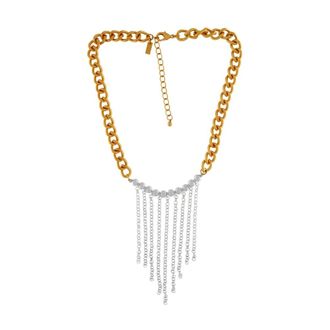 Dansk Copenhagen Audrey Collier Court Chunky Perles 2 Tons Lustre - Femme - Accessoires - Jaune - Taille: ONE Size