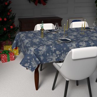 Soleil d'Ocre Tischdecke, festlich, Bedruckt, schmutzabweisend, rechteckig, 140 x 240 cm, Stechpalme