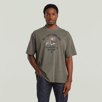 G-Star Front Angry Bee T-Shirt - Braun - Herren