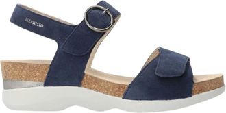 Mephisto Femme, Chaussures, Bleu, Taille: 39 EU Oriana Wedge Sandal