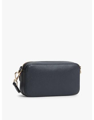 Tommy Hilfiger Sac bandouli&egrave;re &agrave; logo embl&eacute;matique - Bleu fonc&eacute;