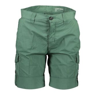 North Sails Femme, Shorts, Vert, Taille: 40 FR Short Bermuda Vert avec D&eacute;tails Contrast&eacute;s