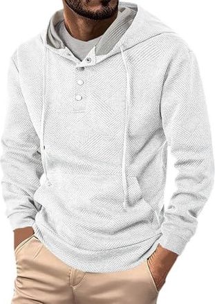 Generic Sweat a Capuche Homme Hooded Sweatshirt Sweatshirt &agrave; Capuche Homme avec Poches, Manches Longues et Confort dHiver
