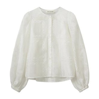 Sofie Schnoor Femme, Blouses et Chemises, Blanc, Taille: 44 FR Abbysw Chemise
