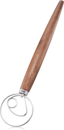 GEFU Schneebesen, Holz, Metall, Walnuss, 7.5x2.5x32 cm, Kochen, K&uuml;chenhelfer, Schneebesen