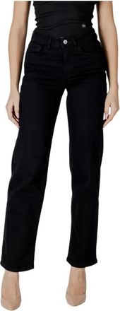 Ichi Ichi, Femme, Jeans, Noir, Taille: W26 L32 Jean noir avec fermeture &eacute;clair et bouton et poches